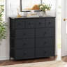 Ebern Designs Ojaswi 10 Dressers, Wooden Dresser, Chest of Drawers with Fabric & Reviews | Wayfair
